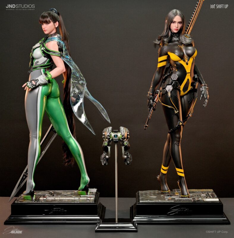 Stellar Blade - Eve and Tachy (With Drone) 1/3 Scale Statue Set ...